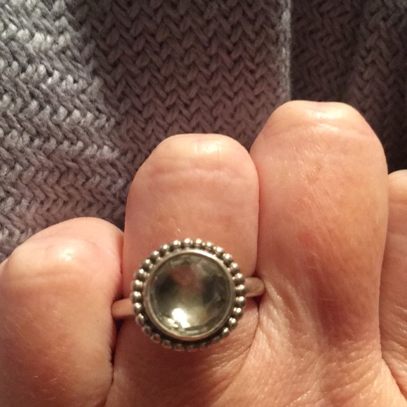 Pandora | Jewelry | Pandora Green Quartz Ring | Poshmark